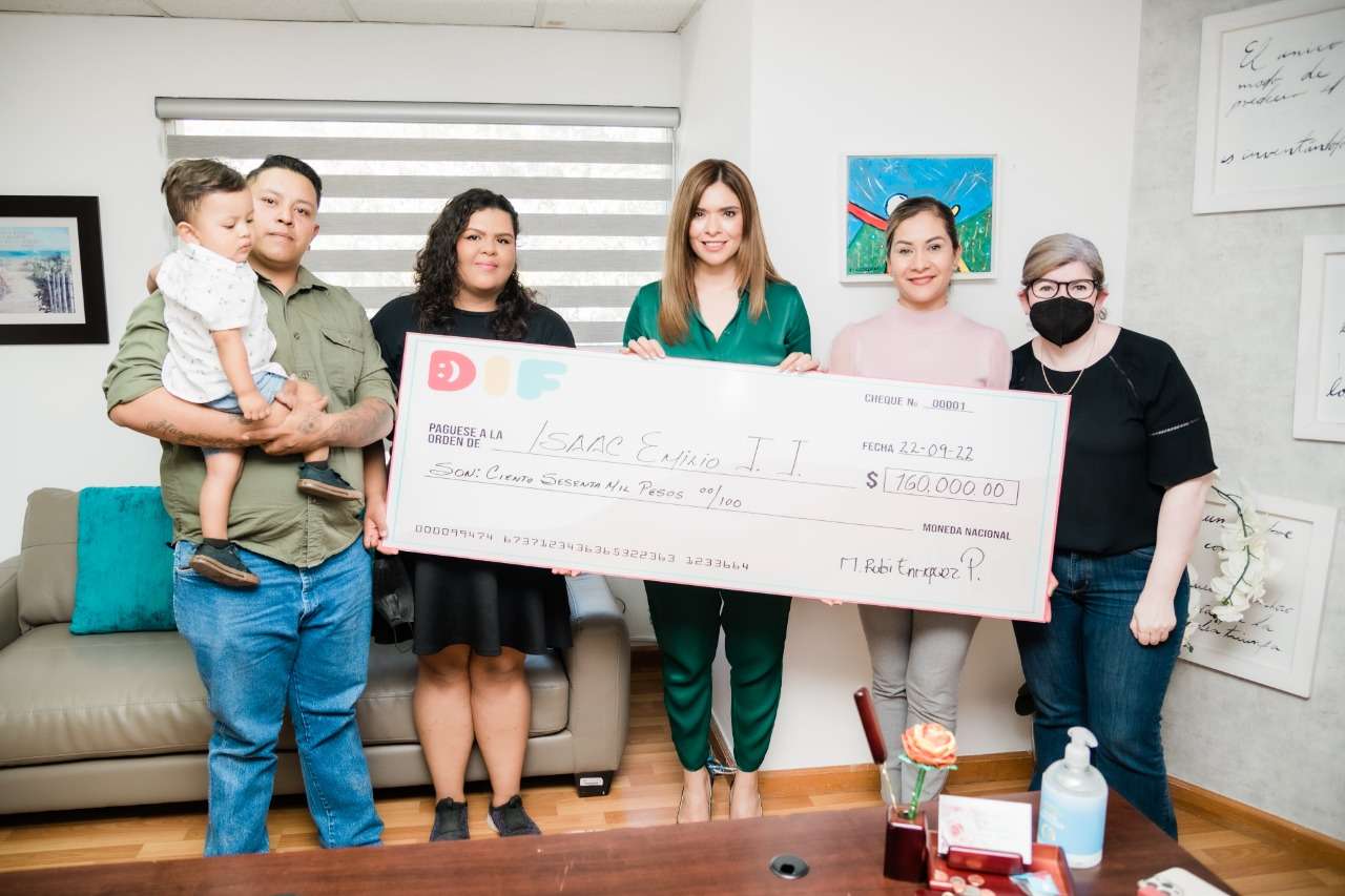 Apoya DIF con donativo para cirugía del niño Isaac Emilio | El Bordo