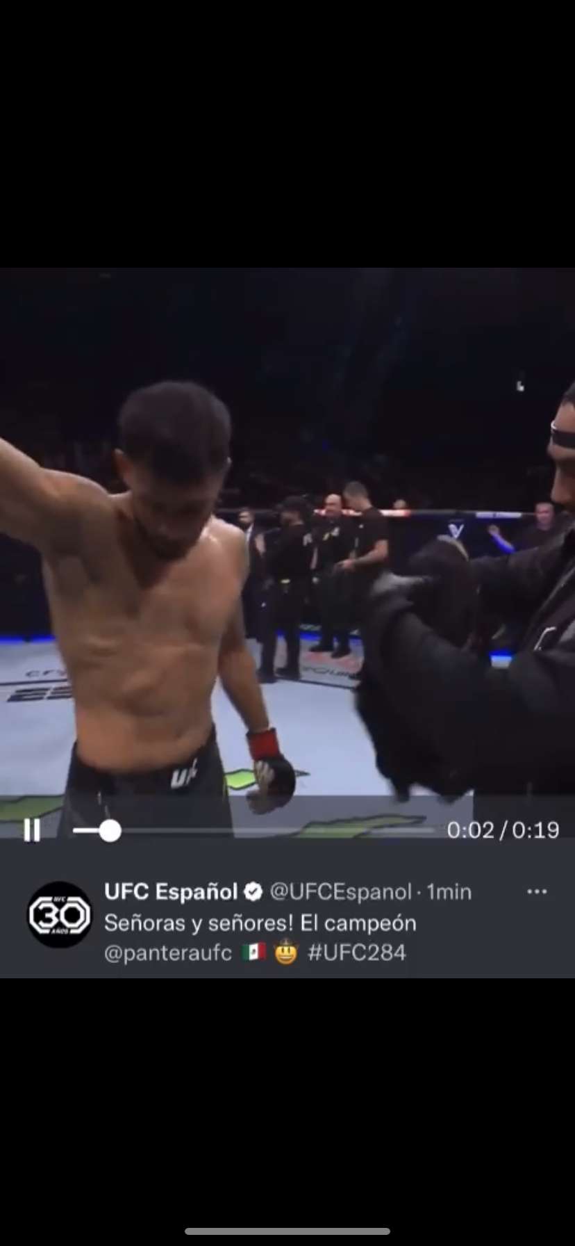 Se corona El Pantera Jaír Rodríguez campeón peso pluma de la UFC | El Bordo