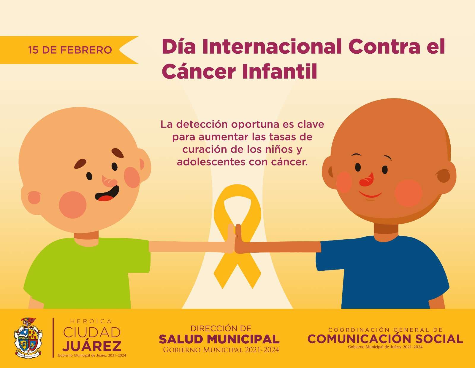 Conmemora Municipio el Día Internacional Contra el Cáncer Infantil | El Bordo