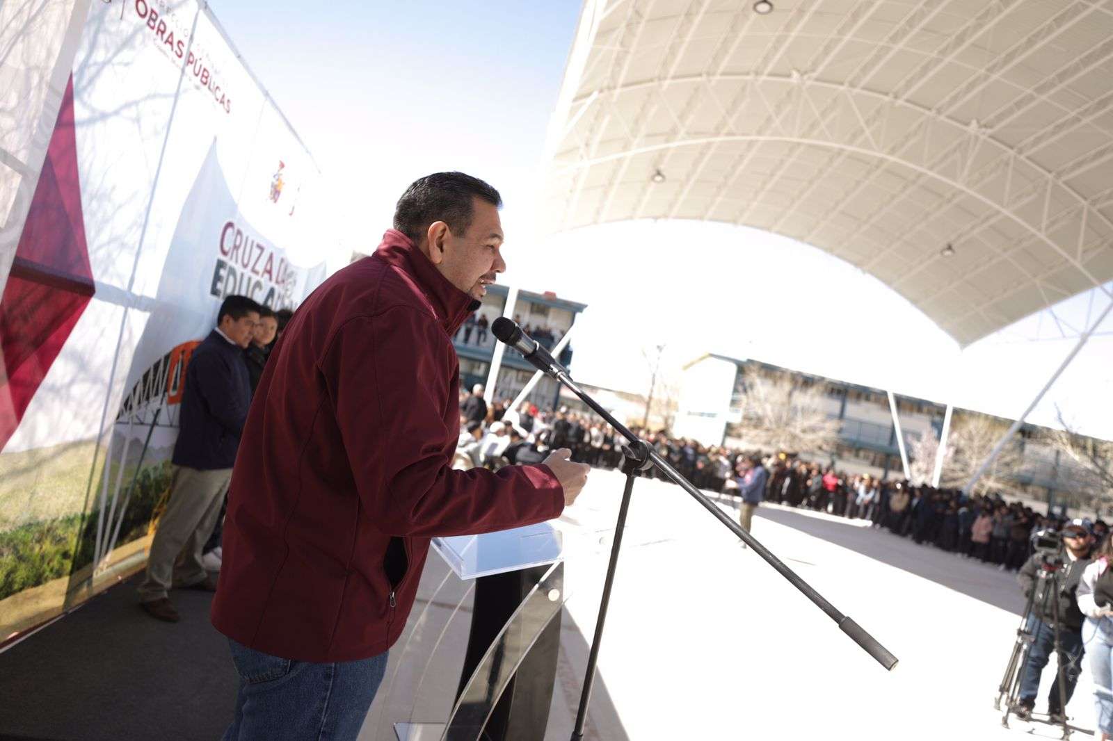Entrega alcalde domo en el CBTIS 270 | El Bordo