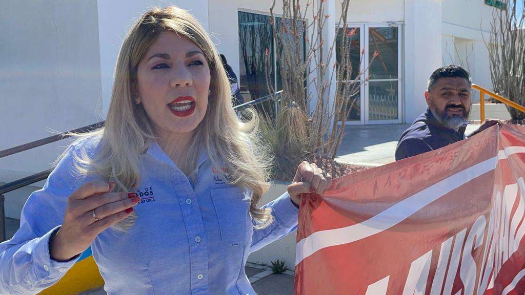 Protesta Daniela Álvarez afuera de oficinas de la CFE por altas tarifas ...