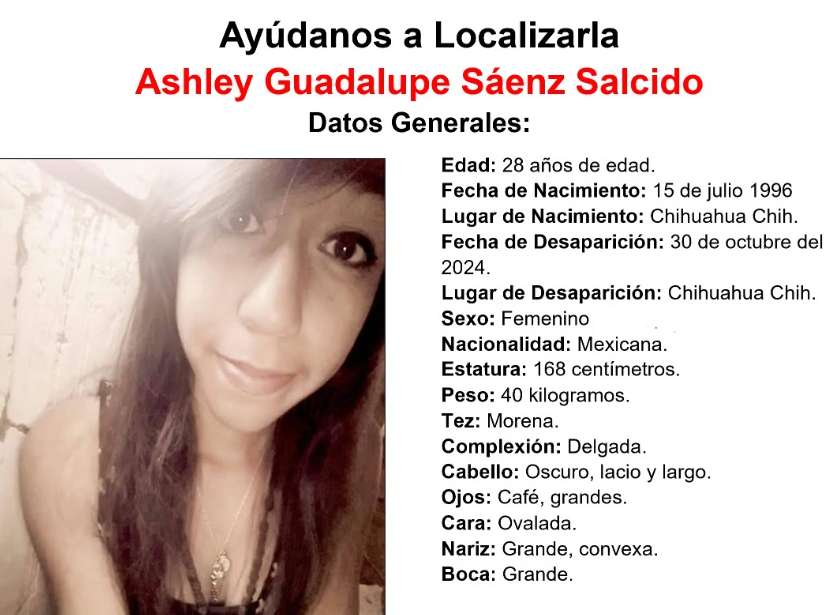 Lleva Ashley desaparecida dos meses en la ciudad | El Bordo