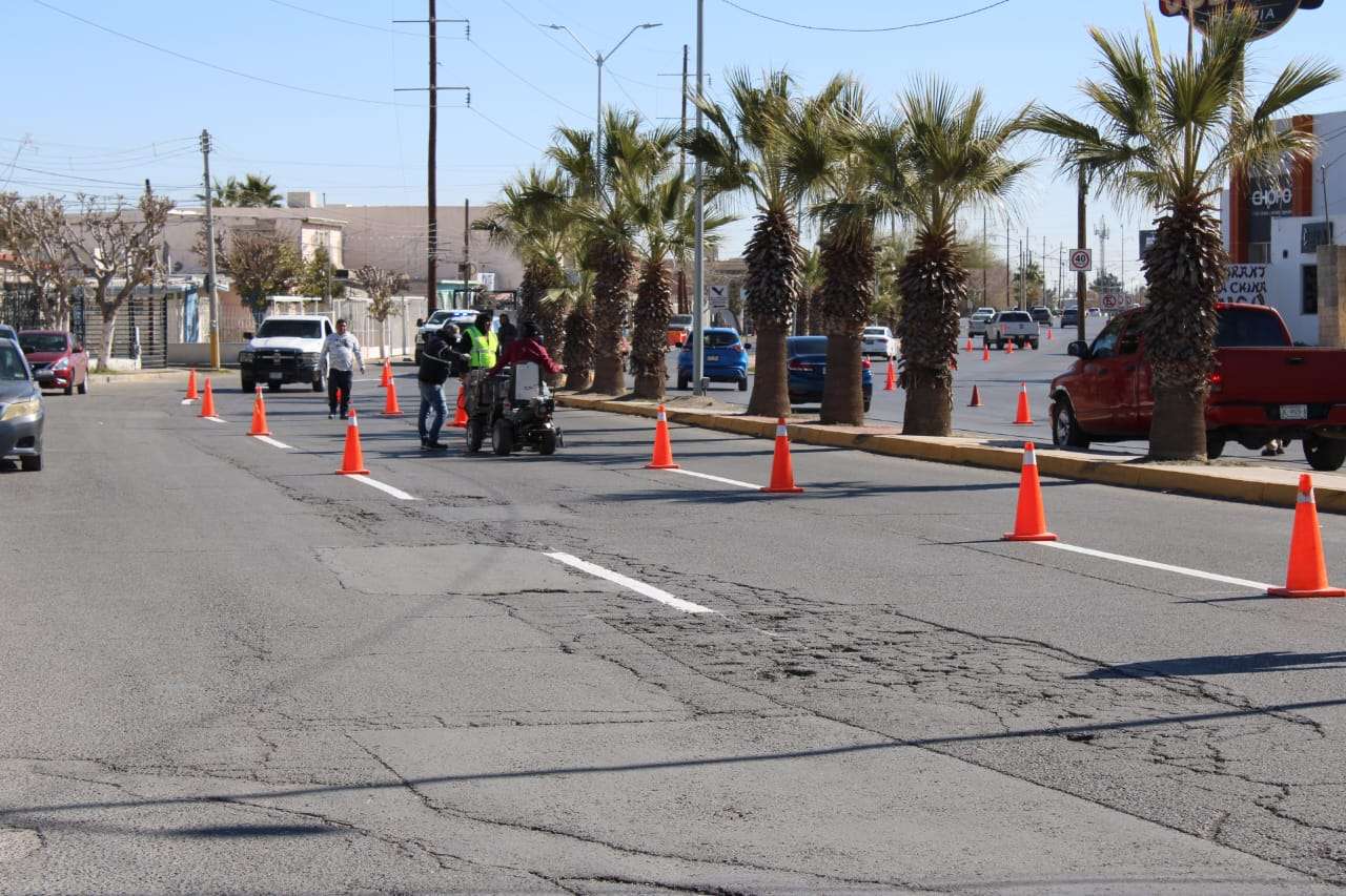 Delimitan carriles de circulación en Laguna de Tamiahua | El Bordo