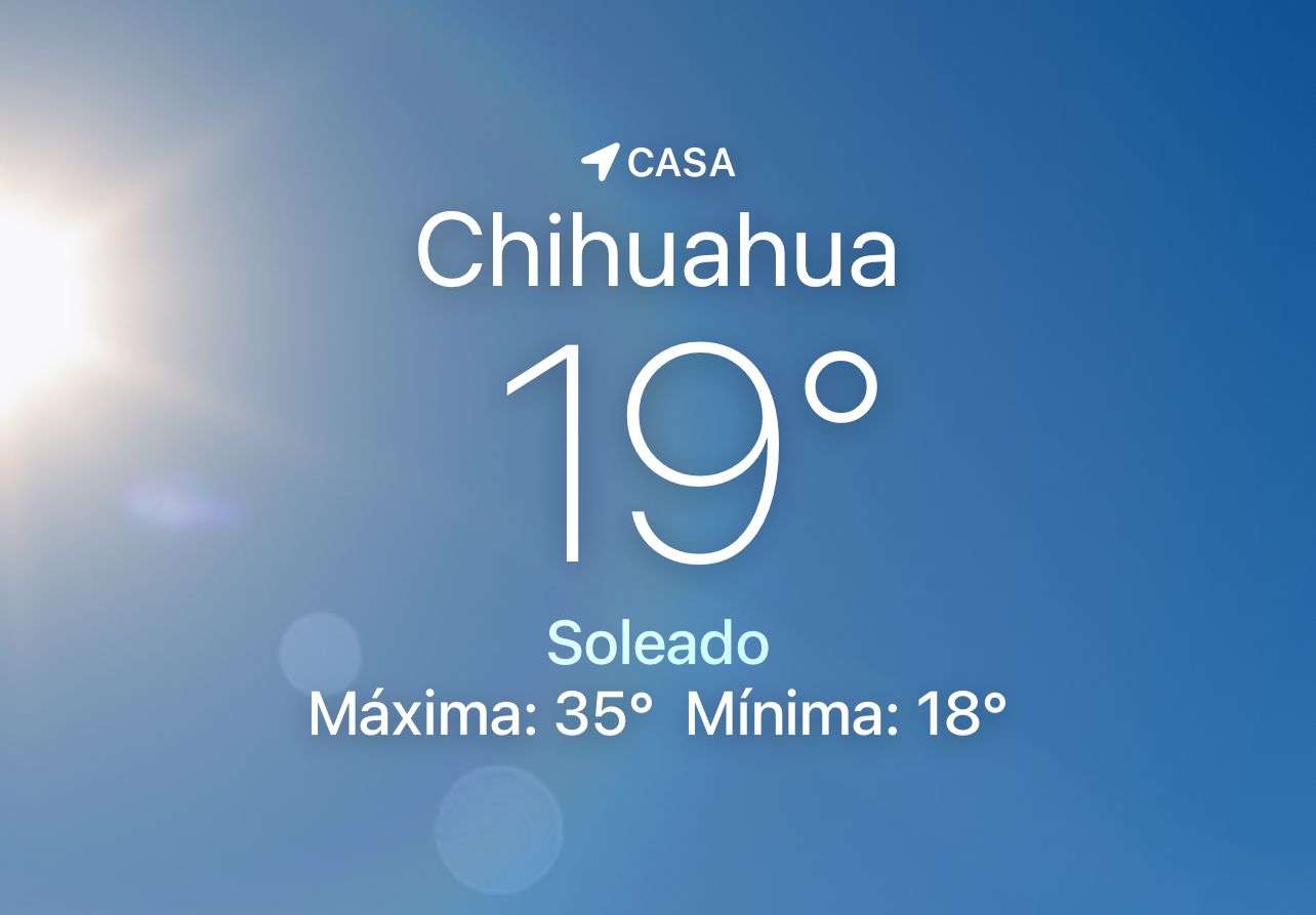 Mañana soleada con temperatura de 19 grados centígrados | El Bordo