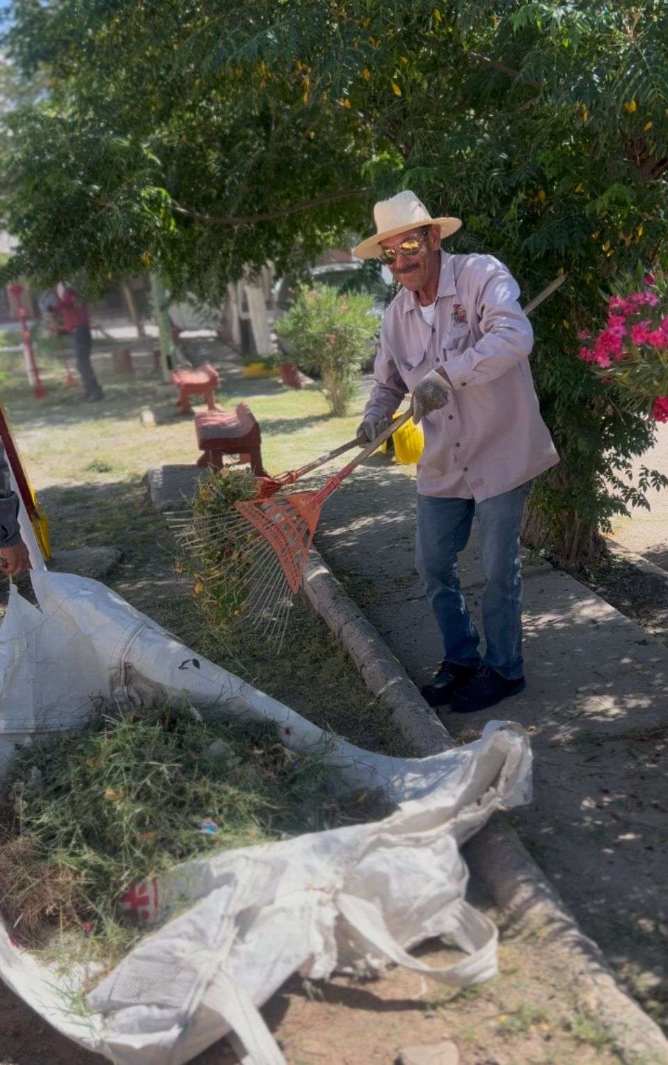 Realizan mantenimiento en parque Hidalgo | El Bordo